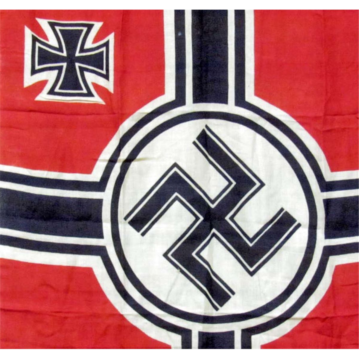 GERMAN NAZI BATTLE FLAG - 22.5" X 33.5" - PRINTED COTTON CONSTRUCTION