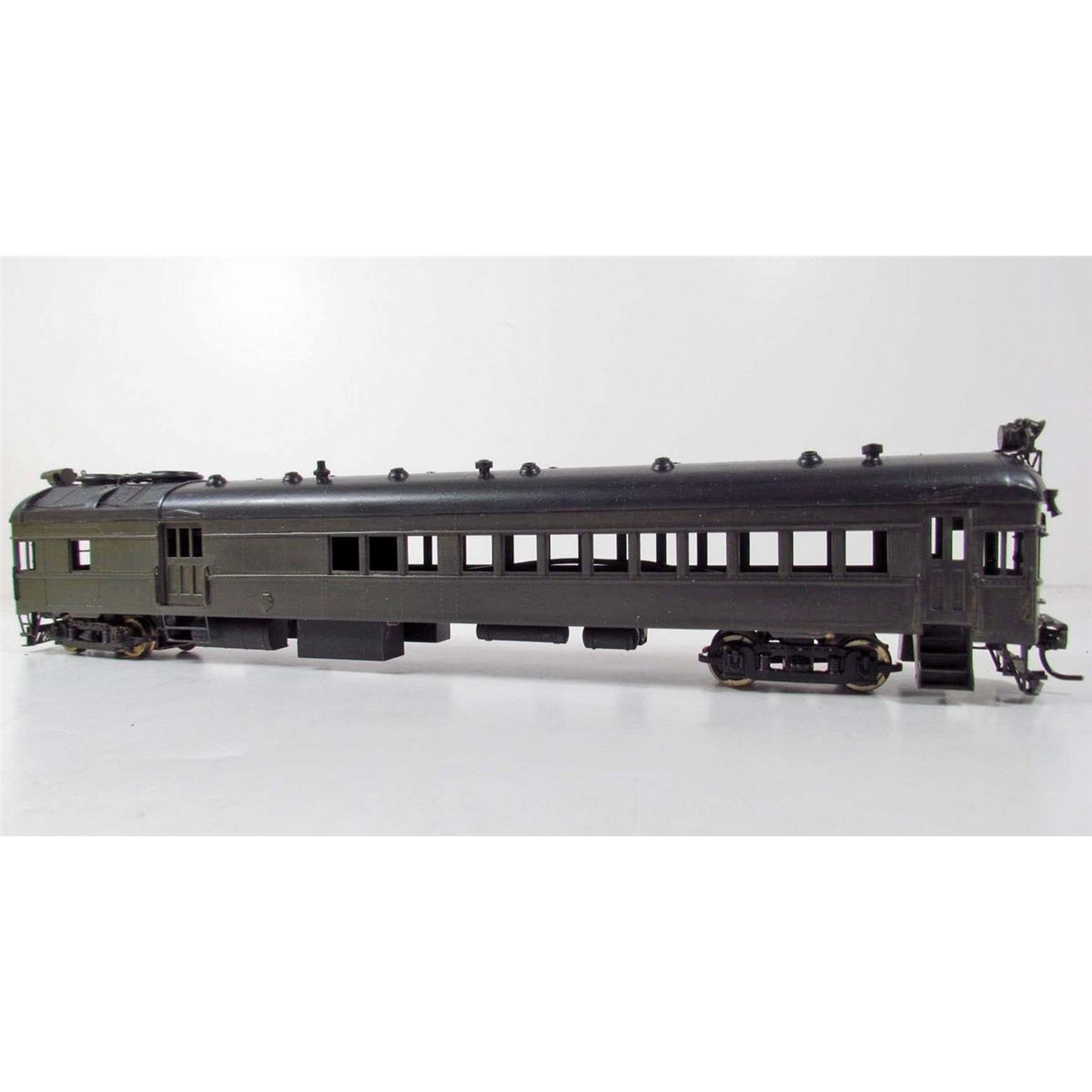 SUYDAM BRASS HO SCALE - BRILL GAS-ELECTRIC 75' COMBINATION COACH TRAIN