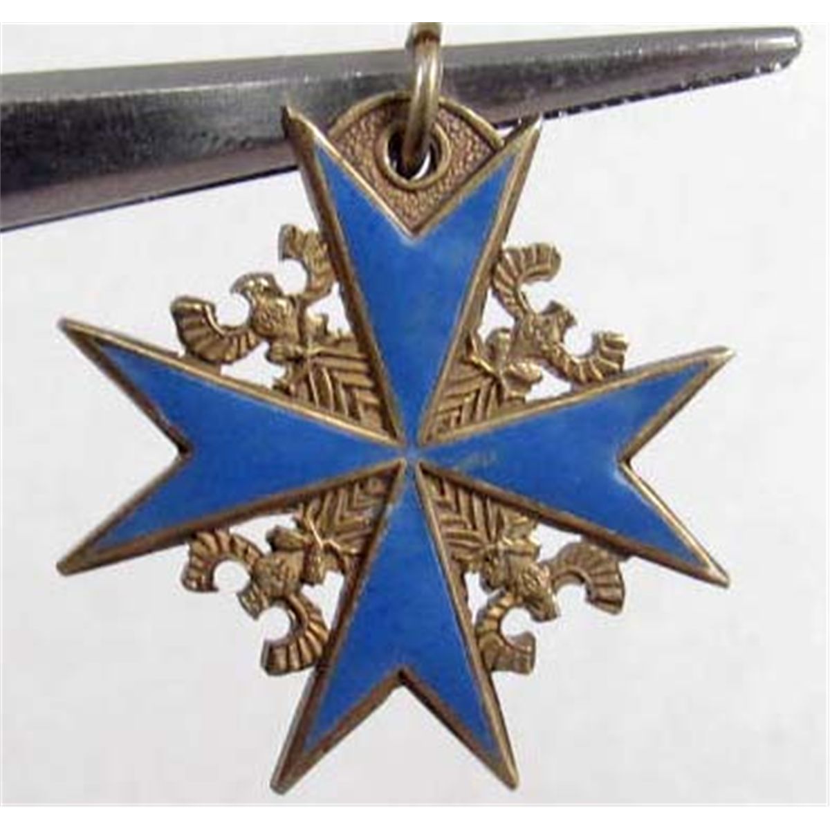 WW1 IMPERIAL GERMAN MINIATURE POUR LE MERIT BLUE MAX DECORATION - SCARCE