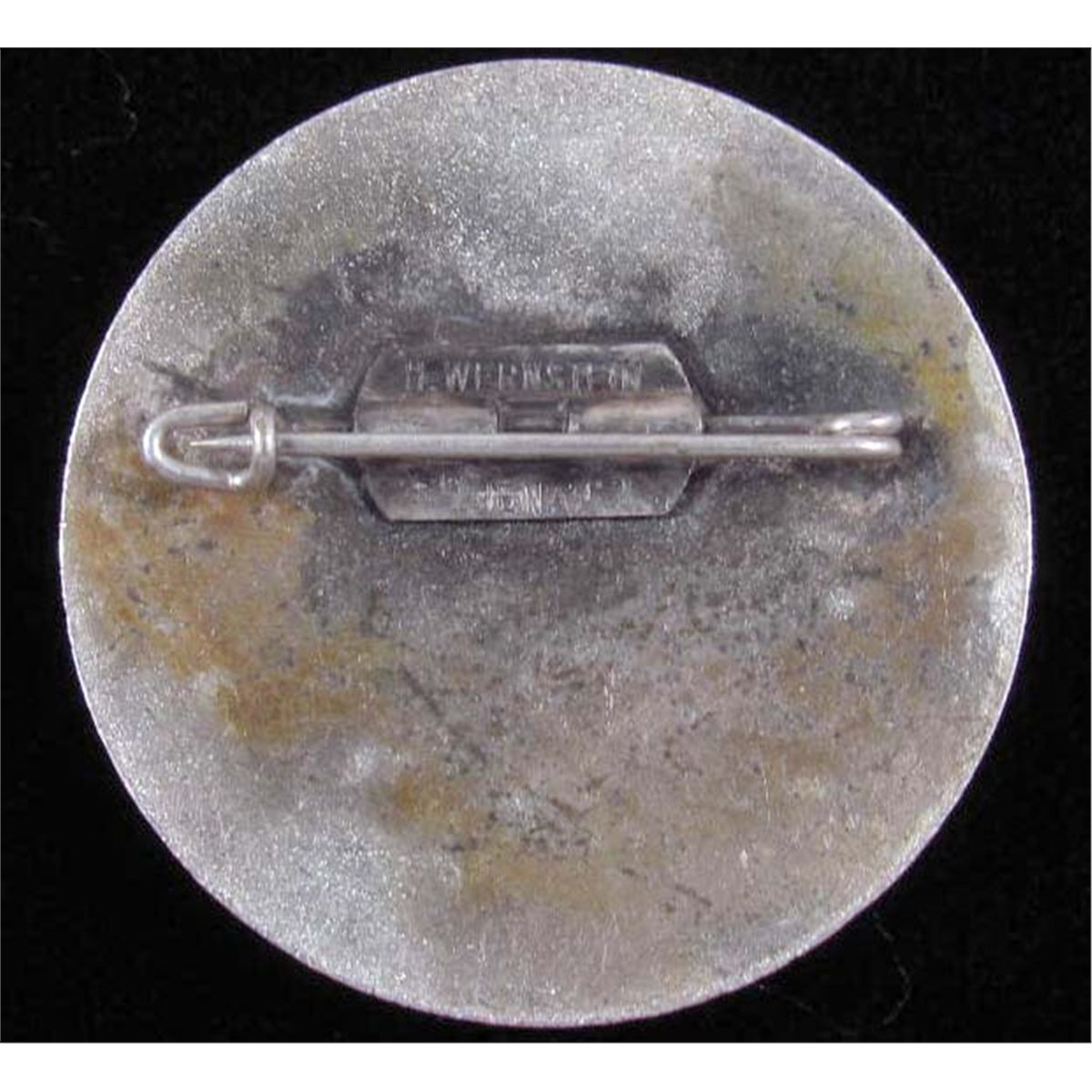 GERMAN NAZI 50 YEAR HUNTING ASSOCIATION ENAMELED BADGE