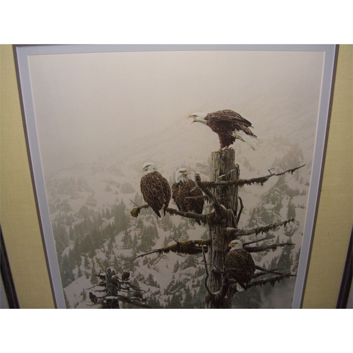 signed and numbered litho by Rod Frederick titled Winter's Call