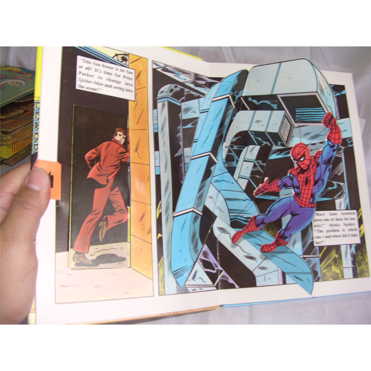 amazing spider man pop up book