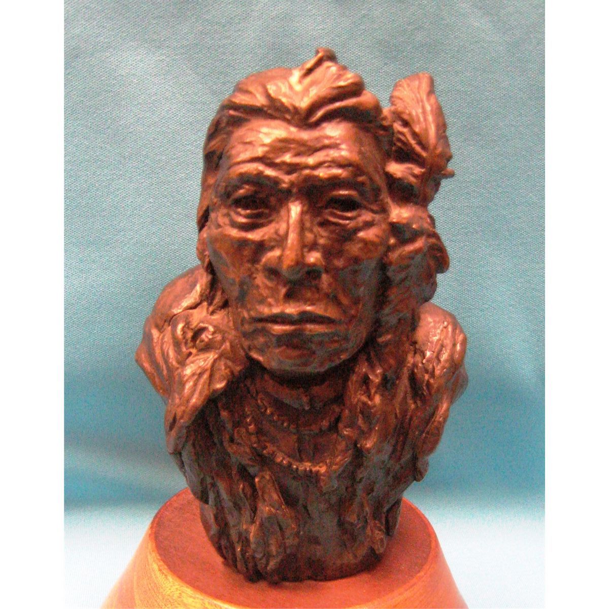 Merle Olson, Curly Bear Bust, bronze, Ronan, MT artist, 3/36, 6 1/2" x5 ...