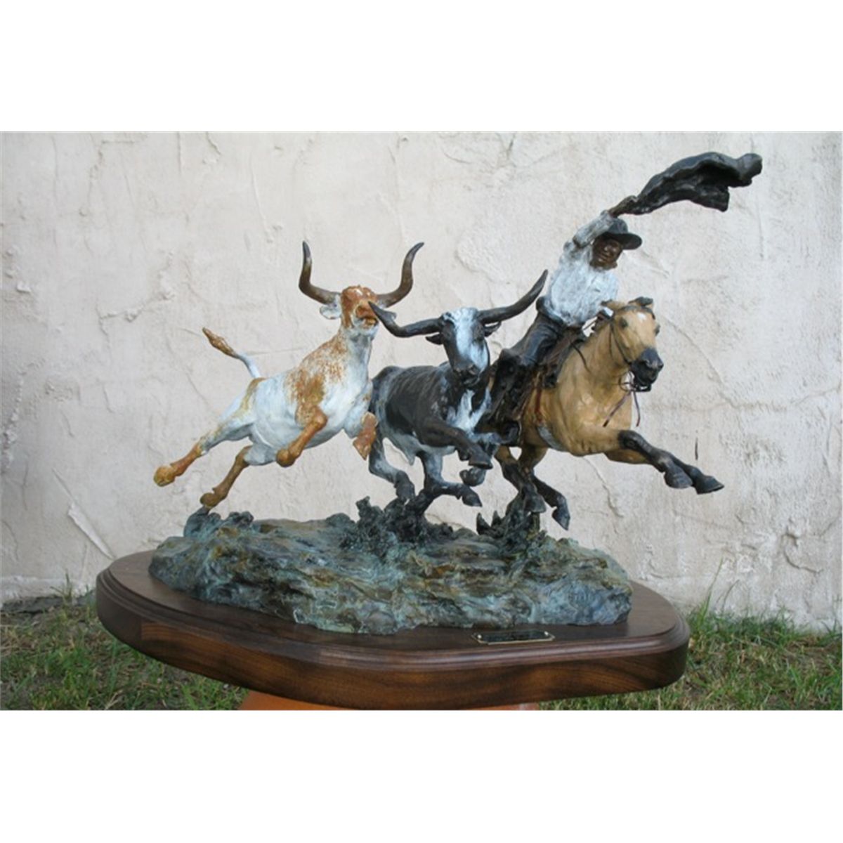 Jay Contway, Montana Centennial bronze, 90/100, 15"h x11"w x17"l Est. $3500