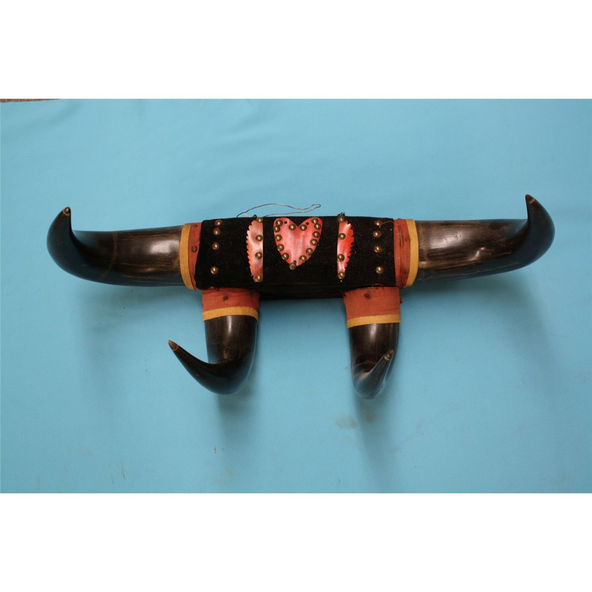 Buffalo horn hat rack Est. $75-125