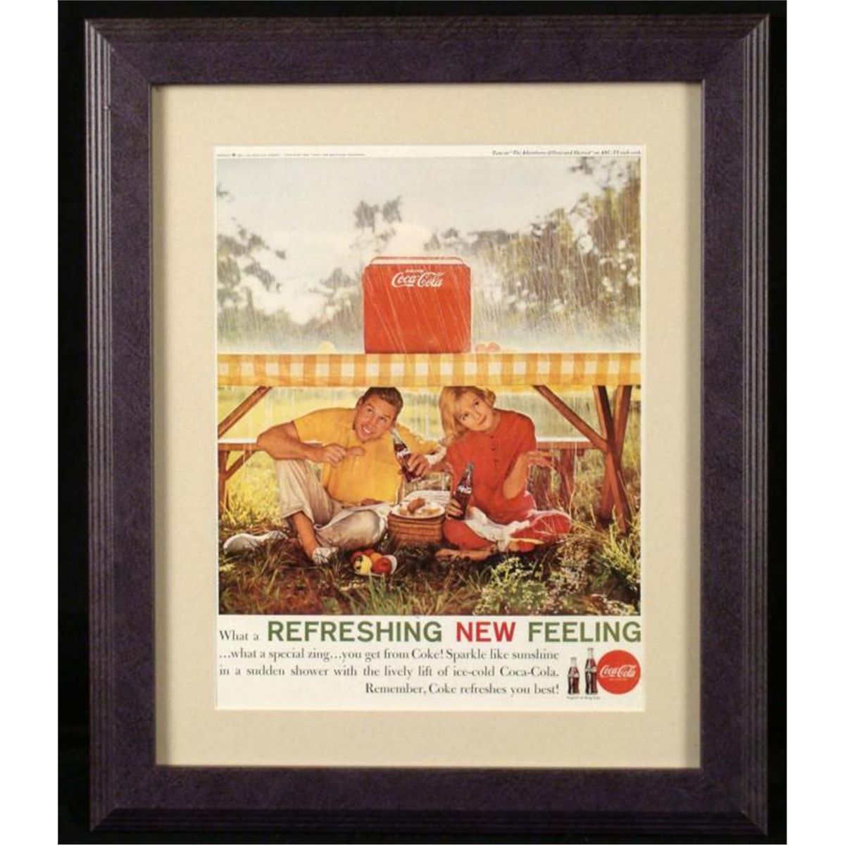 Coke Original Vintage Coca-Cola Magazine Ad 1961 w/COA