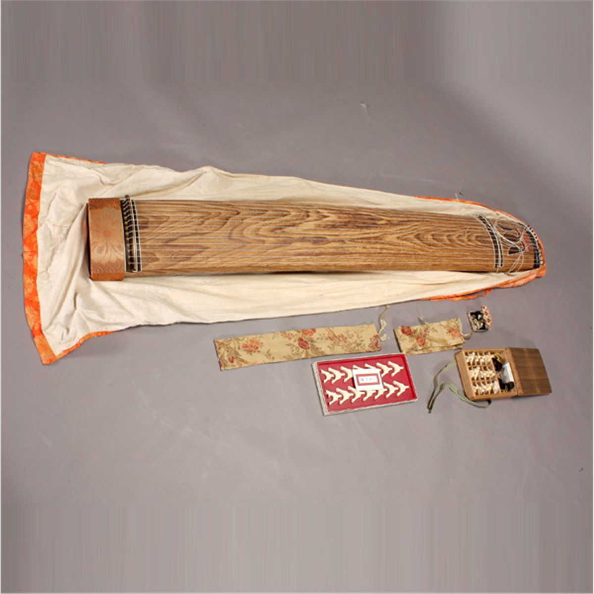 Japanese Koto with Two Sets of Ivory Bridges