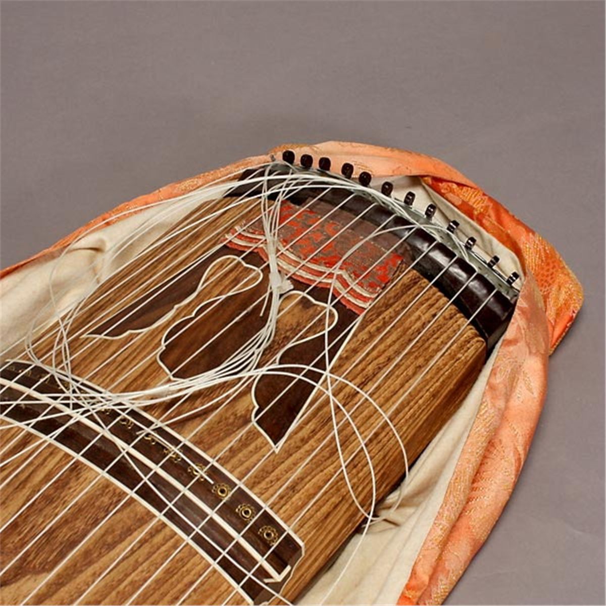 Japanese Koto with Two Sets of Ivory Bridges