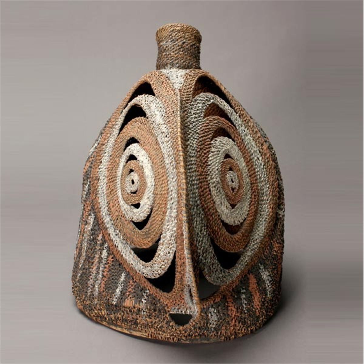 papua sepik basket yam mask