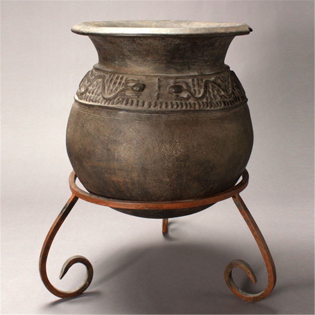 african ceramic vessel lobi ghana art africa