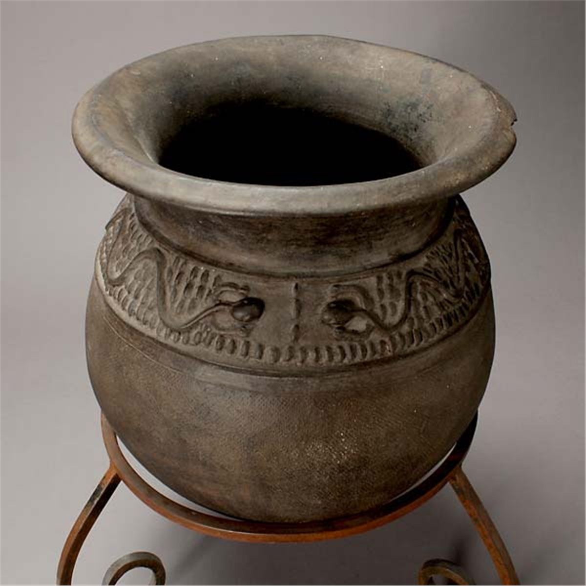 african ceramic vessel lobi ghana art africa