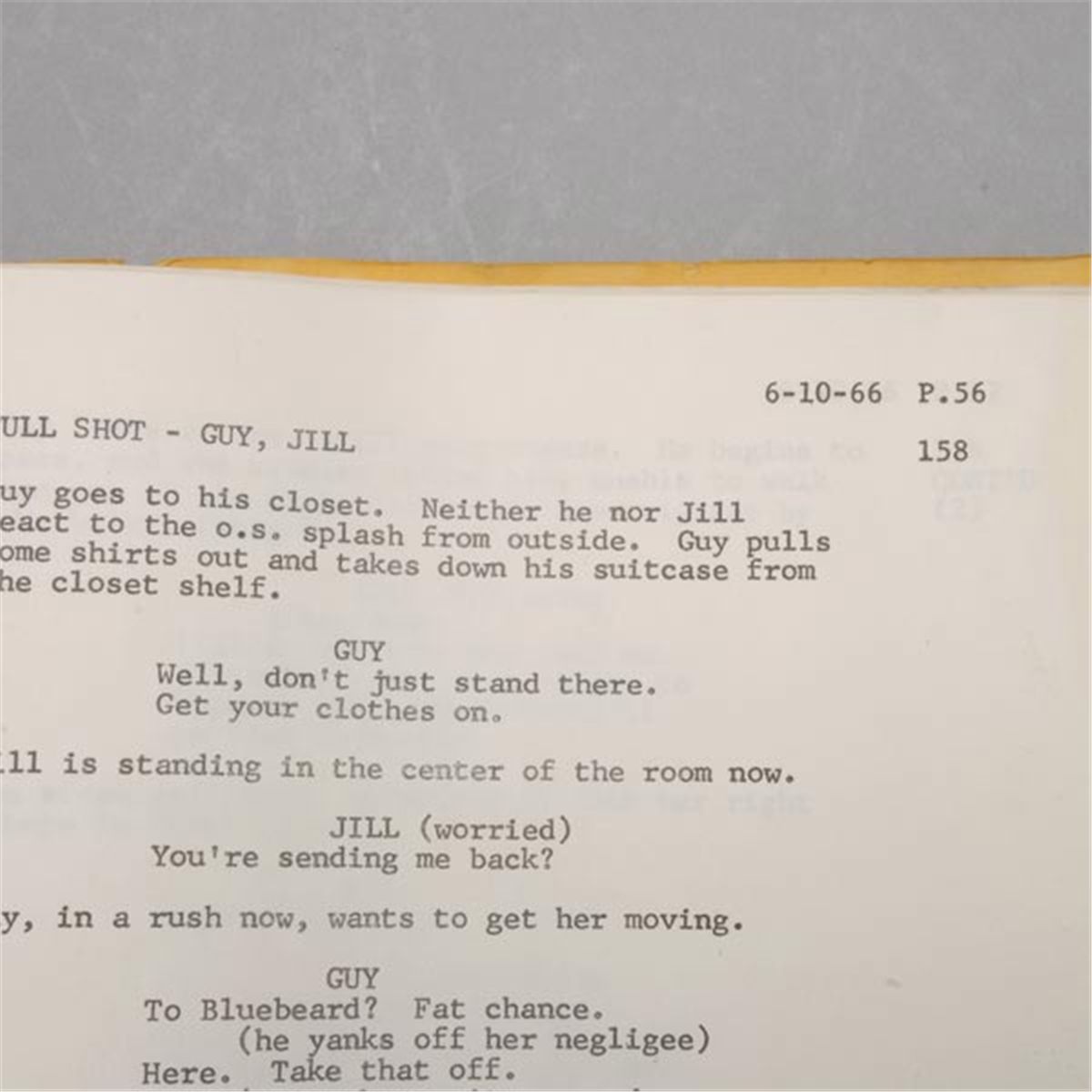 Original Double Trouble Movie Script 1966