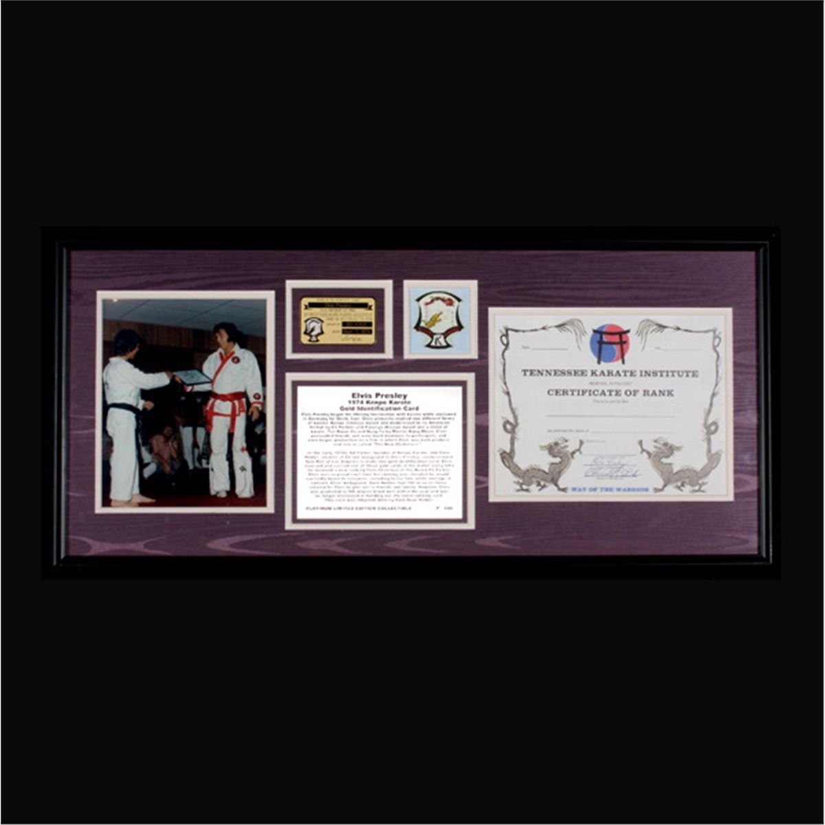 Elvis Kenpo Karate 1974 Card Decal Display 4 of 100