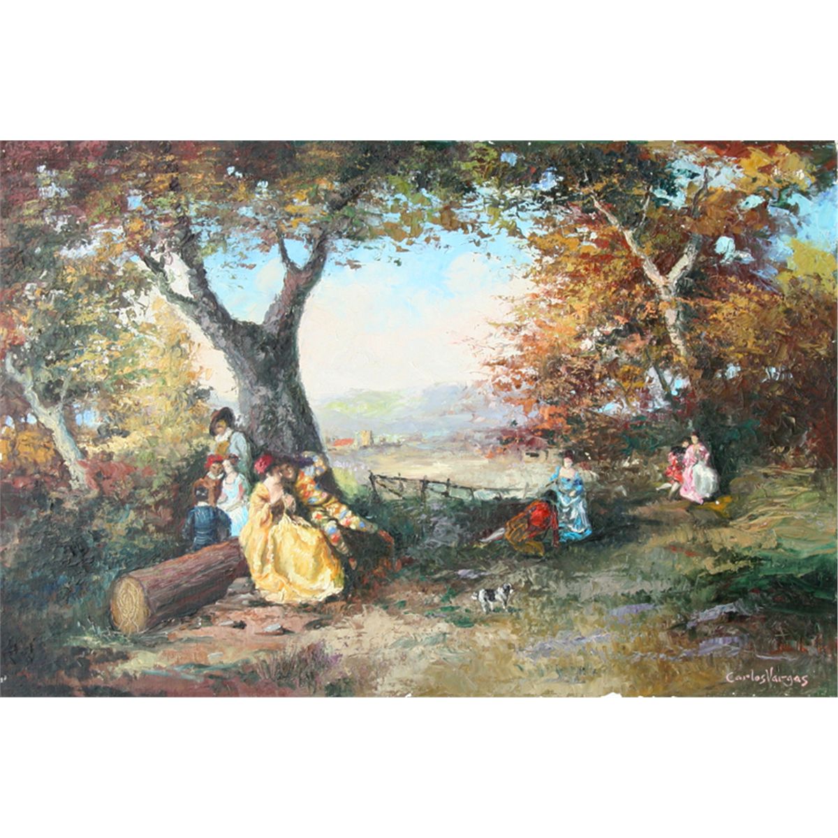 Carlos Vargas, Oil Painting