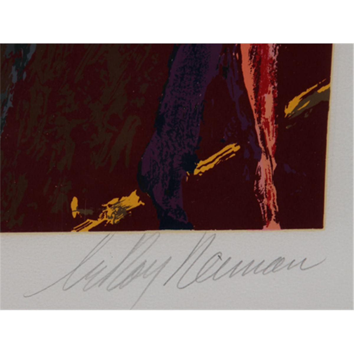 LeRoy Neiman, Harry's Wall Street Bar, Serigraph