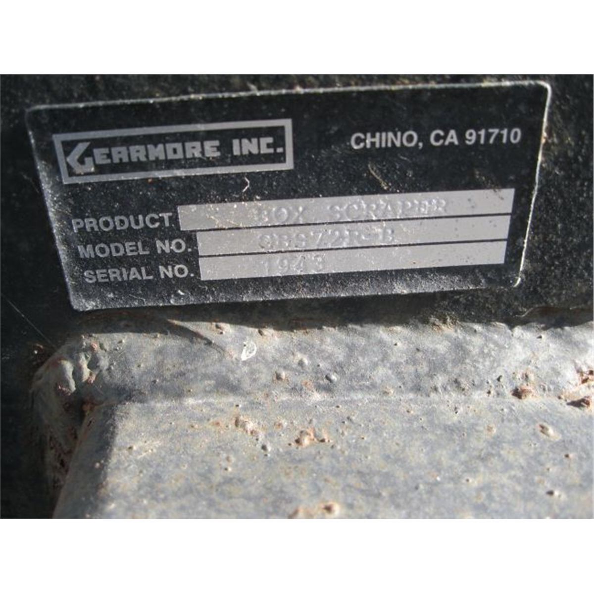 Gearmore Gannon Box Scraper