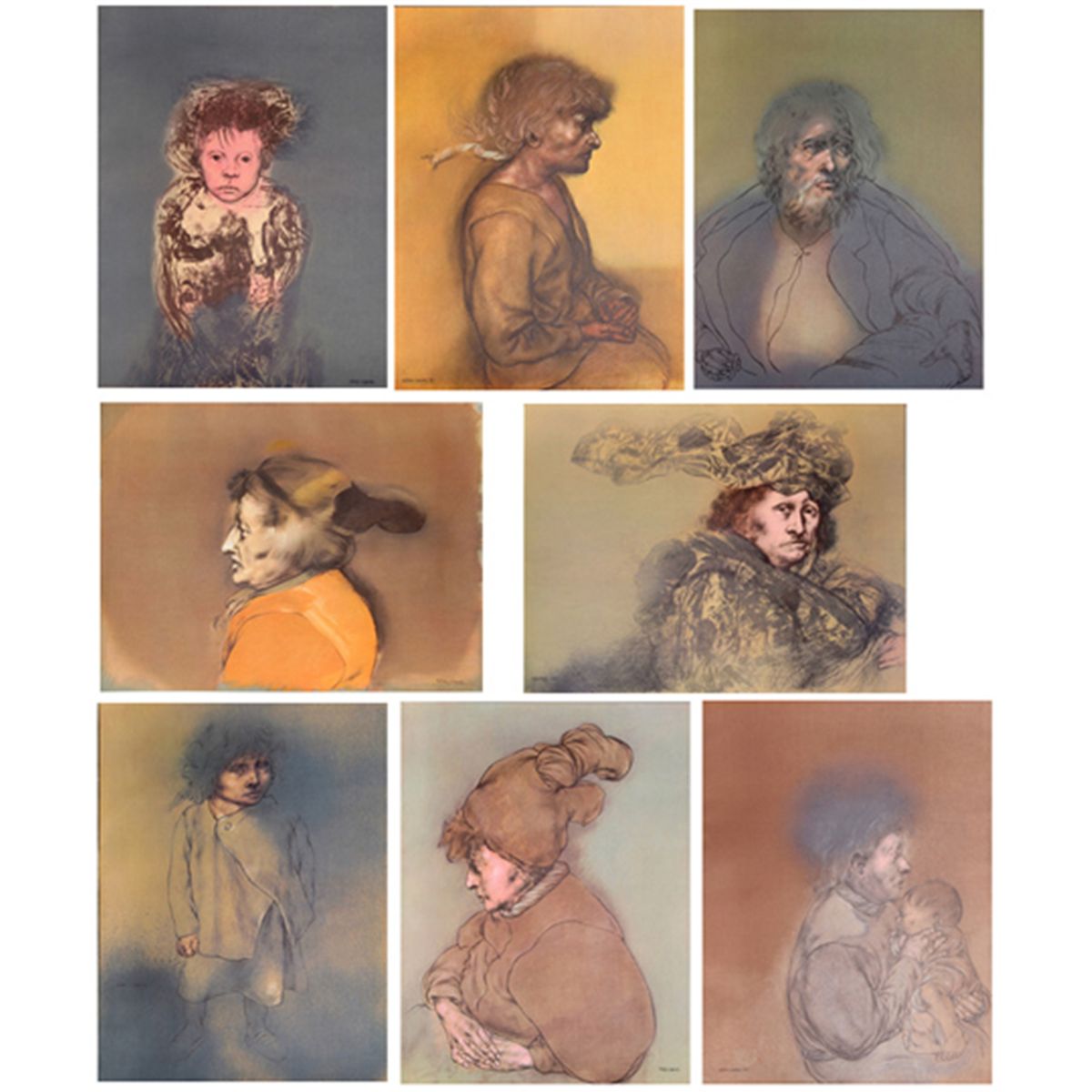 Rafael Coronel, Portfolio, 20 Offset Lithograph Portfolio