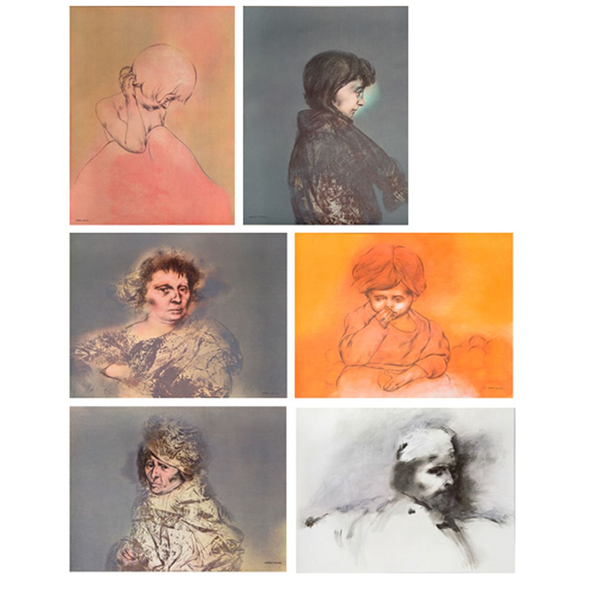 Rafael Coronel, Portfolio, 20 Offset Lithograph Portfolio