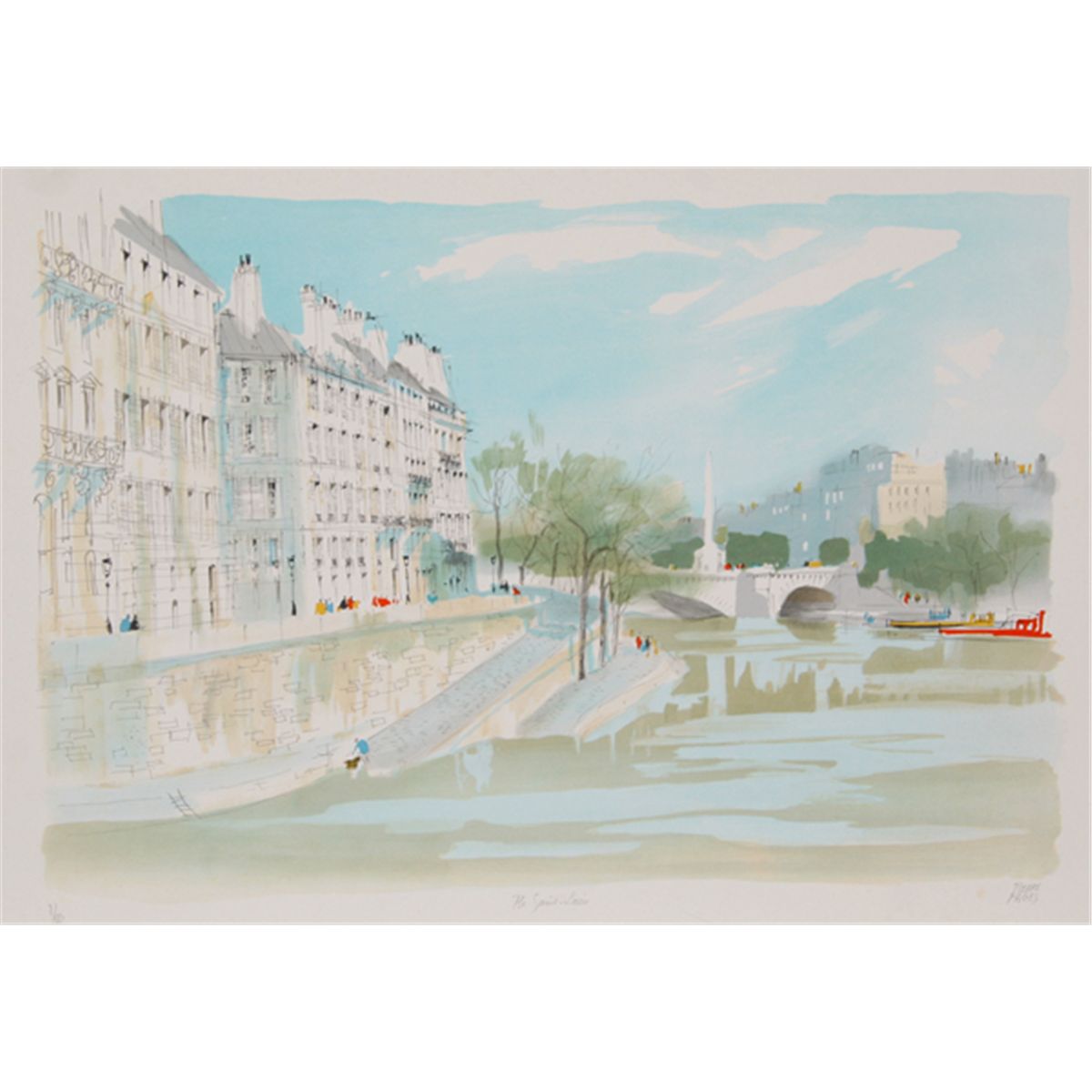 Pierre Pages, The St. Louis, Lithograph