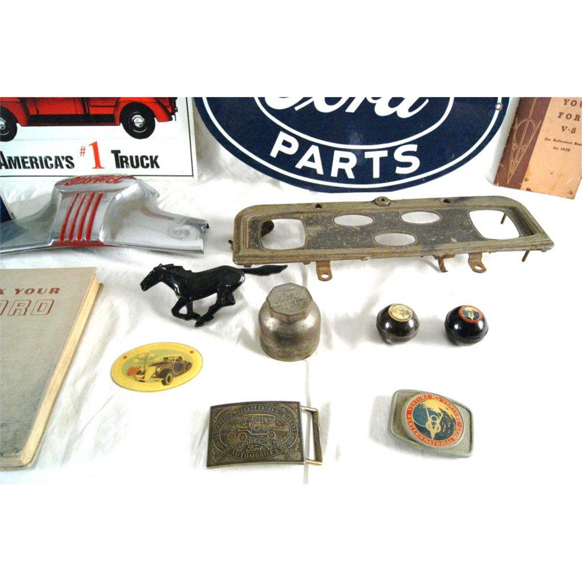 Collection of Ford motor car memorabilia