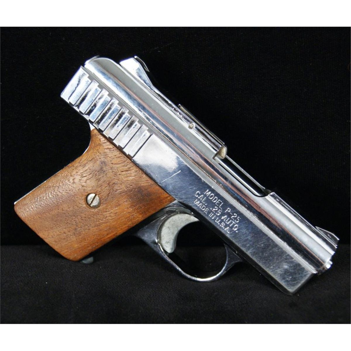 Chrome Raven Arms MP-25 .25 auto w/ clip