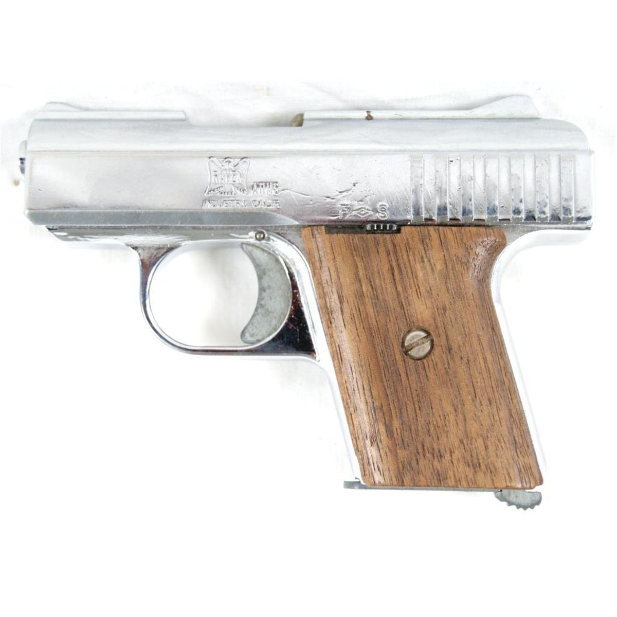 Chrome Raven Arms MP-25 .25 auto w/ clip