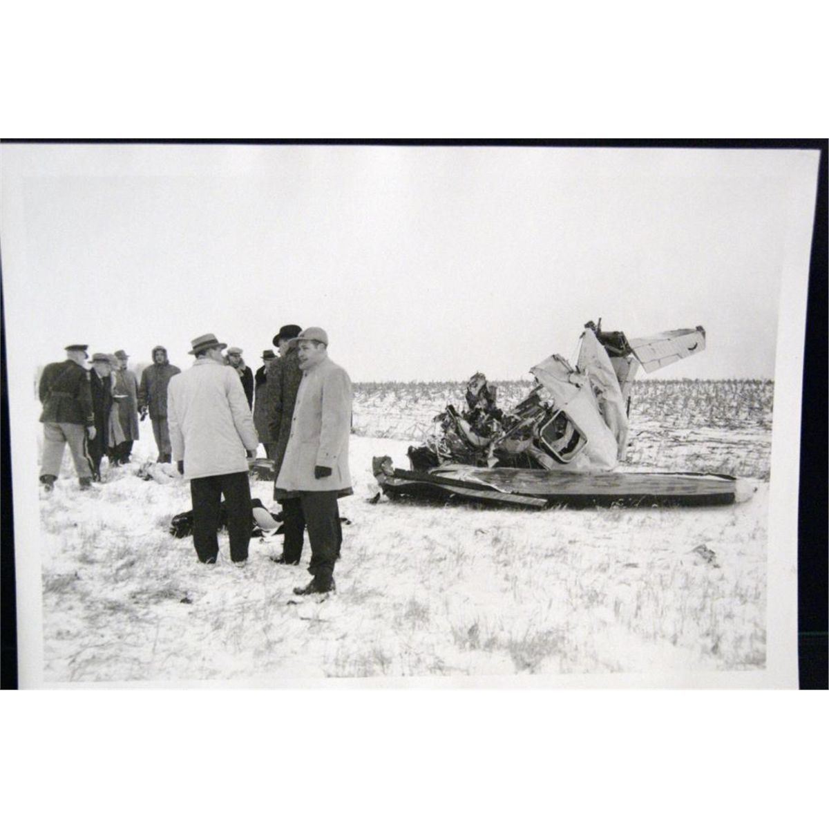 Buddy Holly Accident Photographs & Newspaper