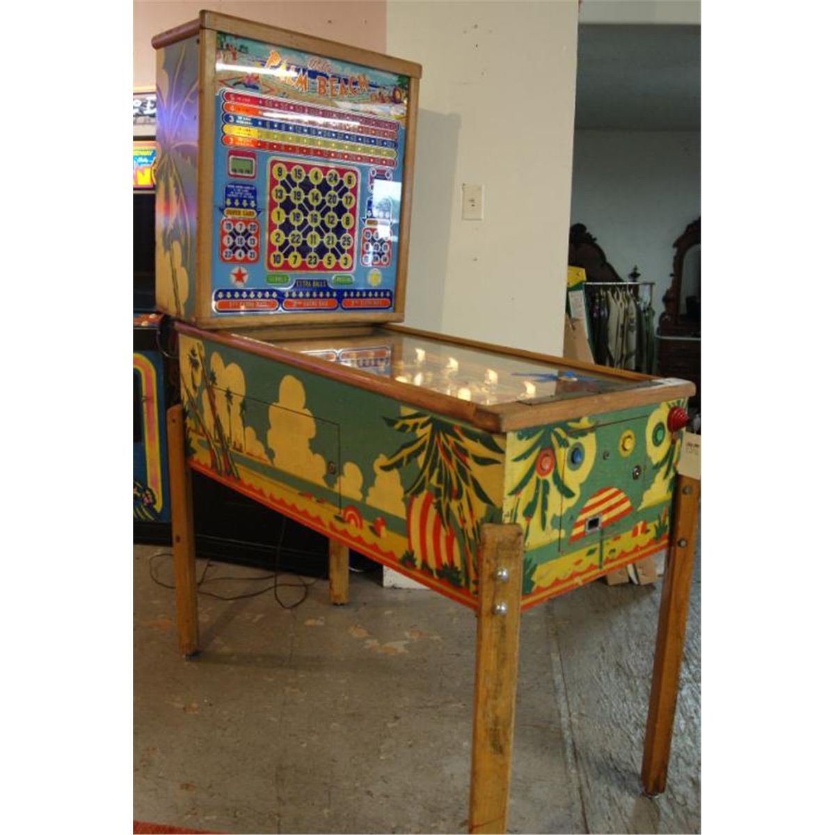 1950' Bingo pinball machine - Palm Beach