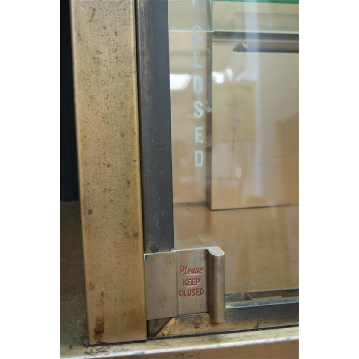 Whitman chocolate & candy vintage display cabinet