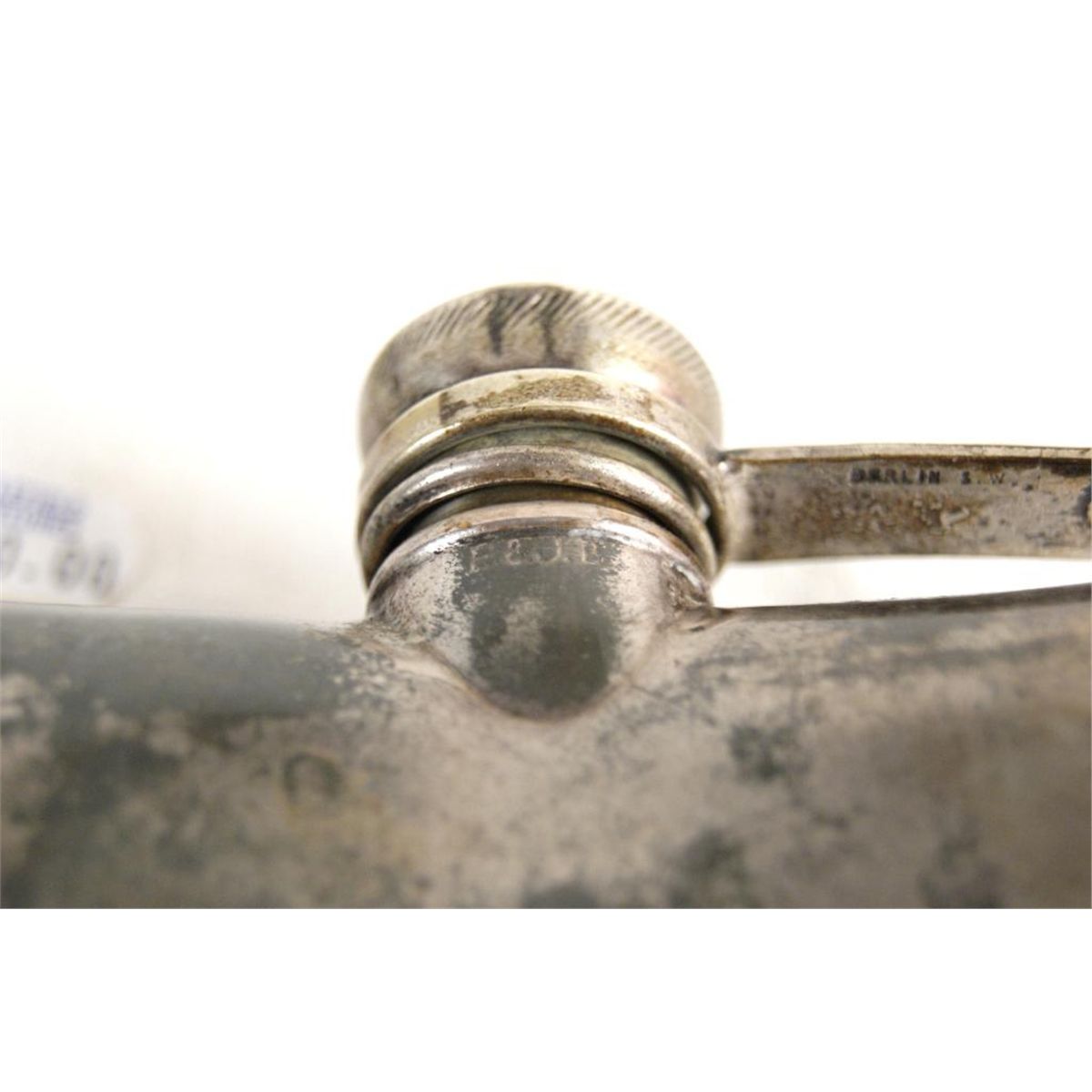 German WWII Wehrmacht Silver plate hip flask