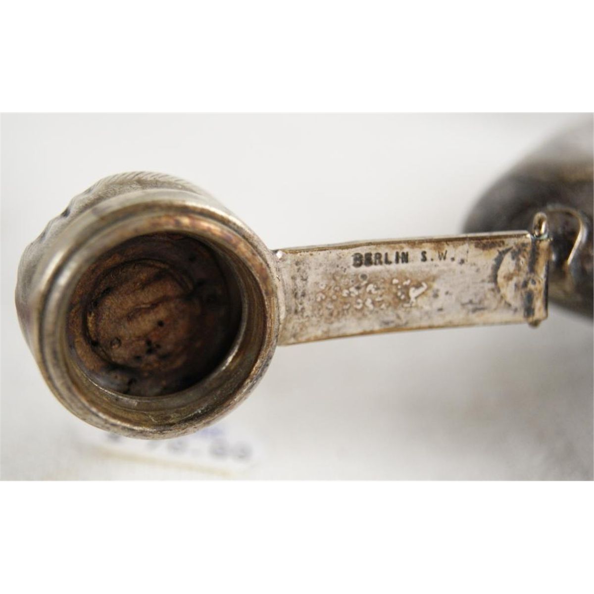 German WWII Wehrmacht Silver plate hip flask