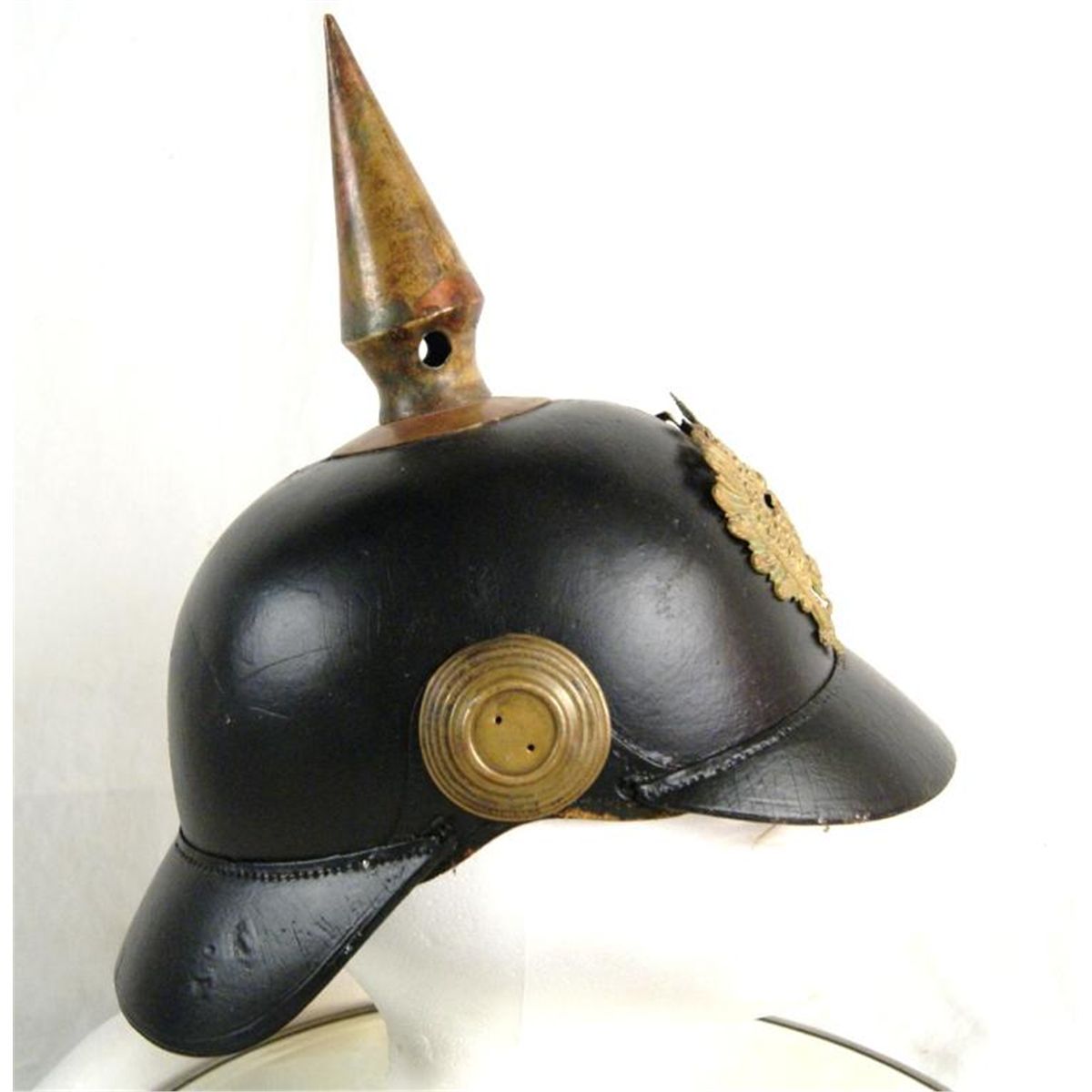 WWI German Helmet with large head spike