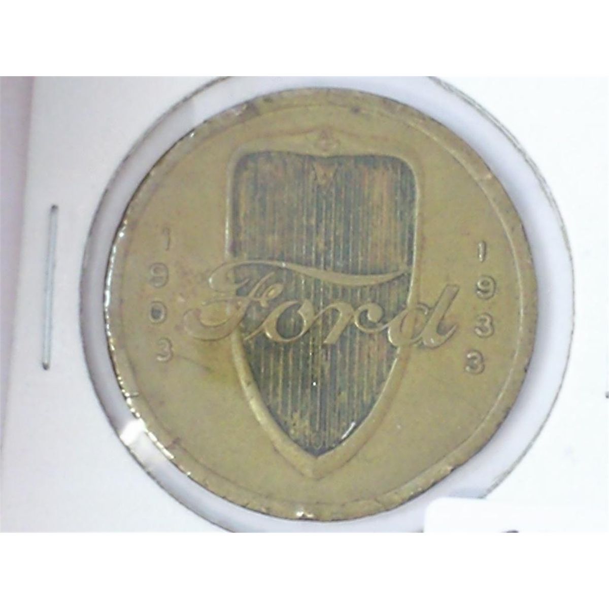 1903-33 FORD TOKEN 30 YEARS OF PROGRESS (BRASS)