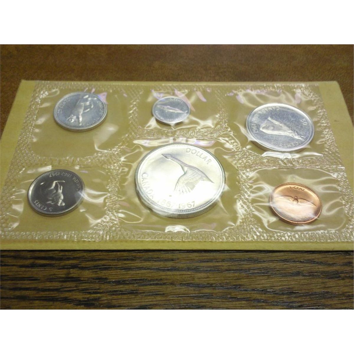 1867-1967 CANADA SILVER PROOF LIKE SET 1867-1967 CANADA SILVER PROOF LIKE SET