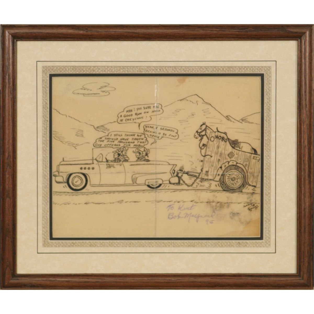 Sonny Levins, Bob Maynard cartoon