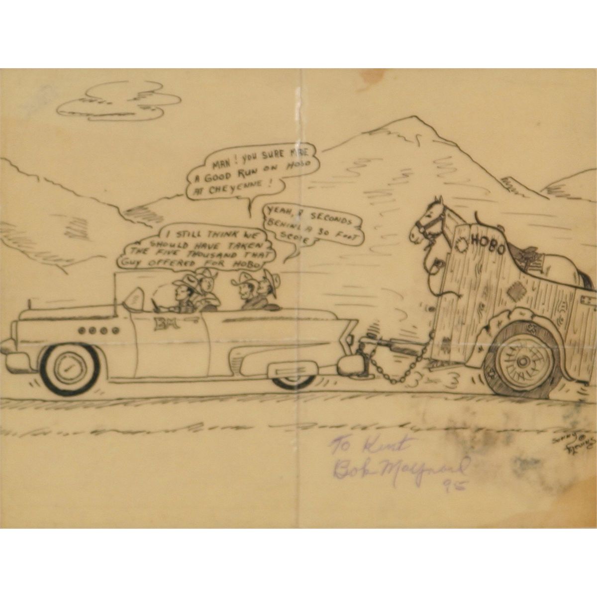 Sonny Levins, Bob Maynard cartoon