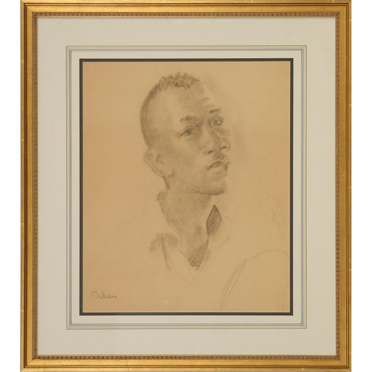 Ruth Harris Bohan, charcoal