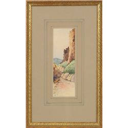 Claude Leach, watercolor