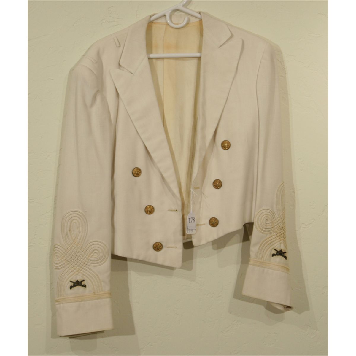 Army officer's white mess jacket