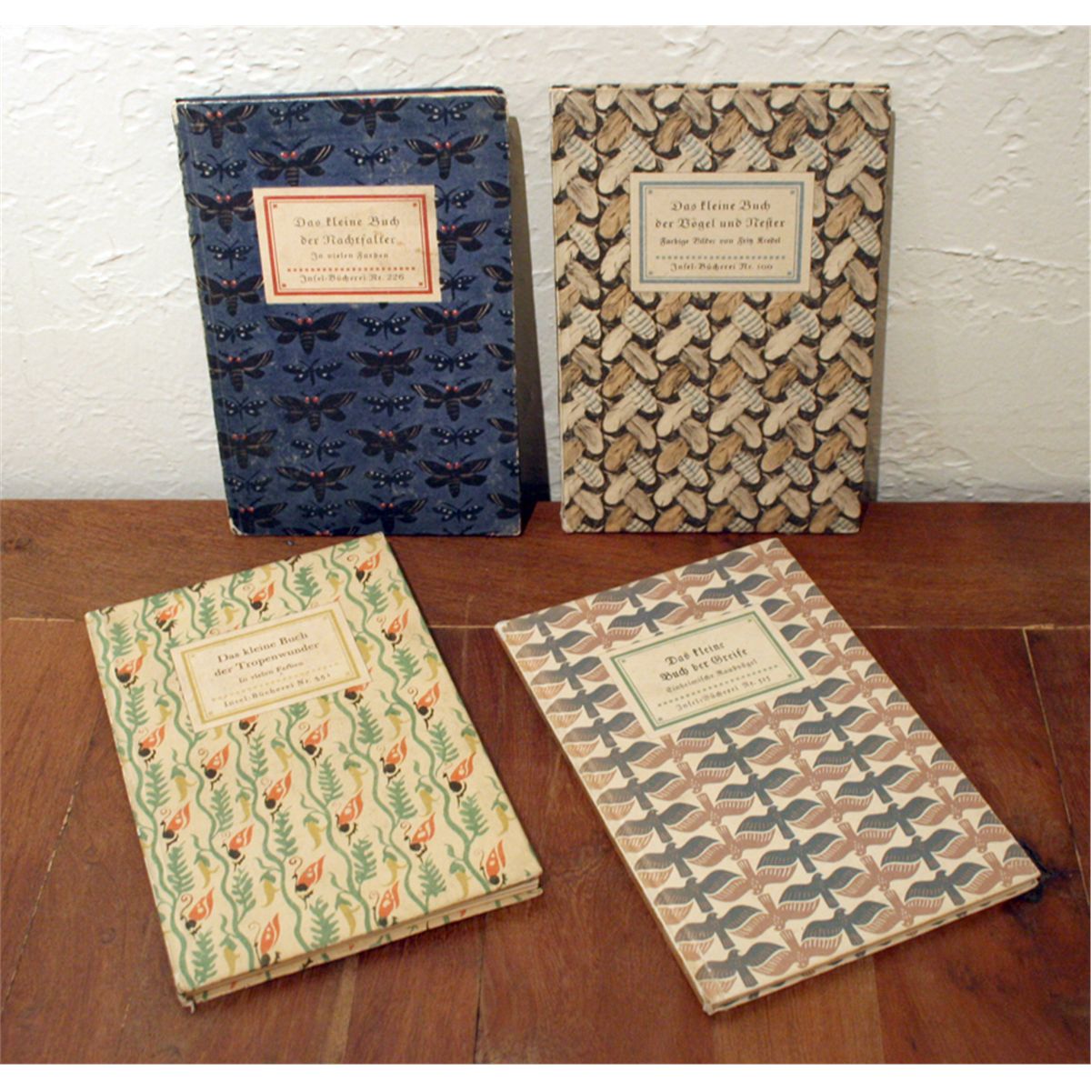 Four Small German Illustrated Animal Books