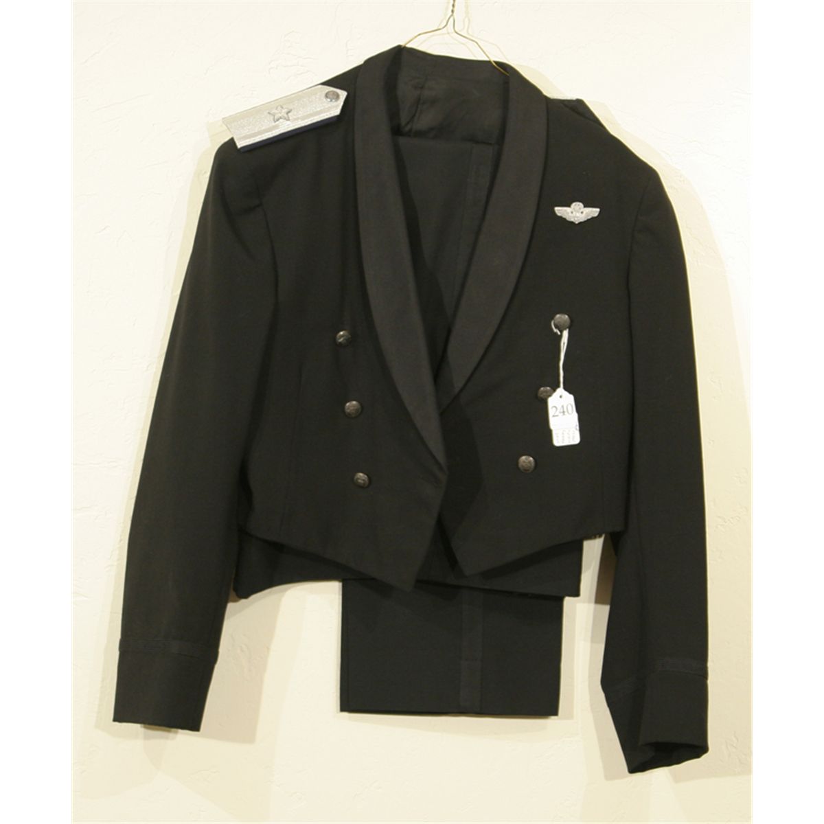 USAF black mess dress uniform.