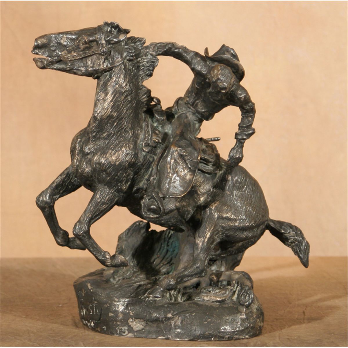 Rusty Phelps, Silver Plated Bronze Sculpture