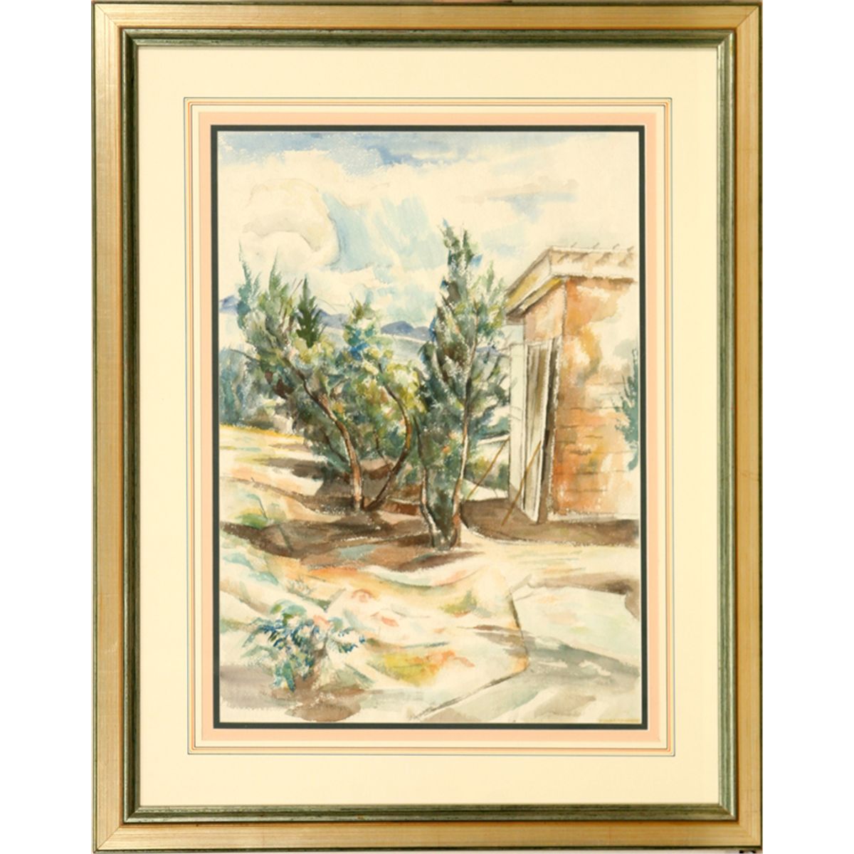 John E. Thompson, watercolor