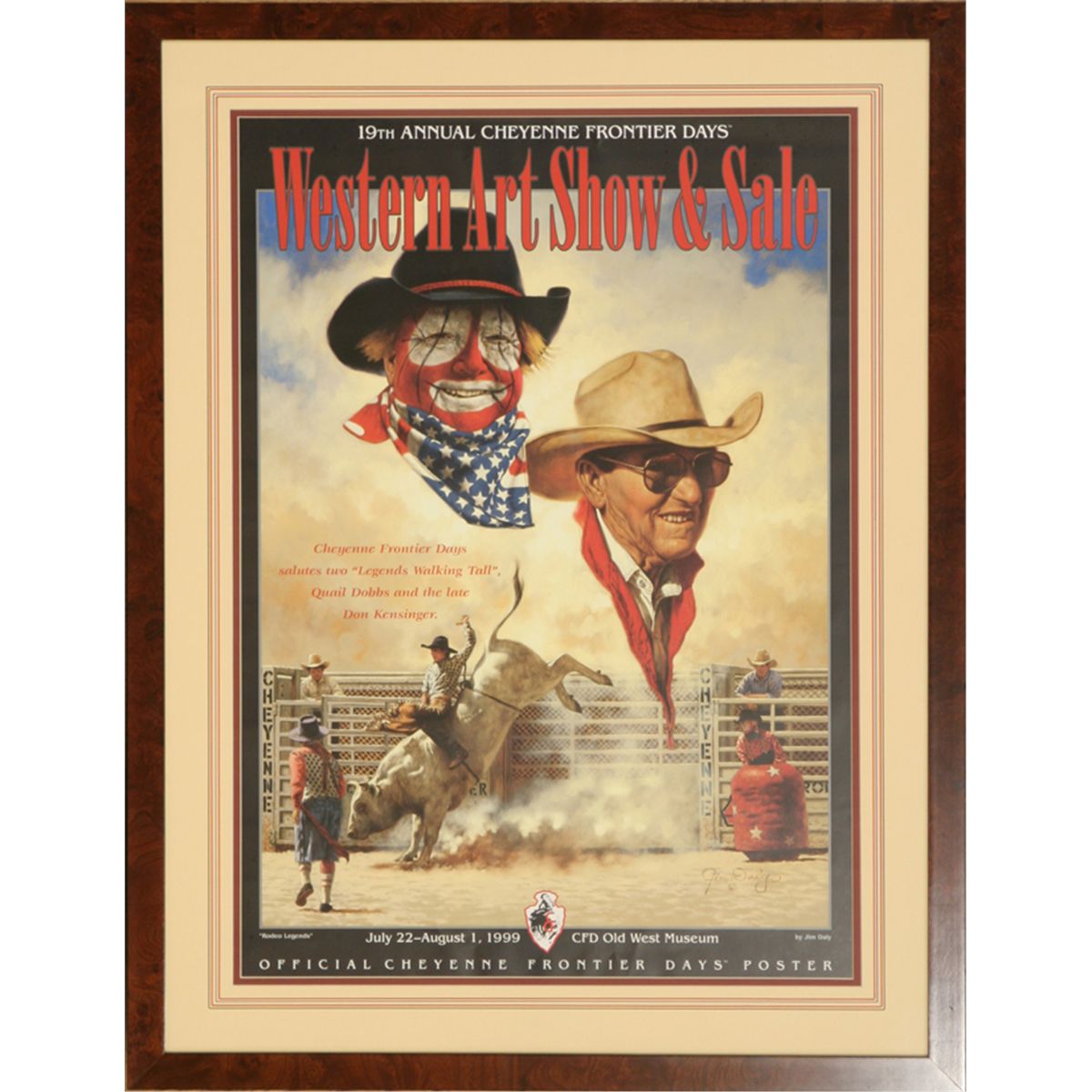 Cheyenne Frontier Days Framed Poster