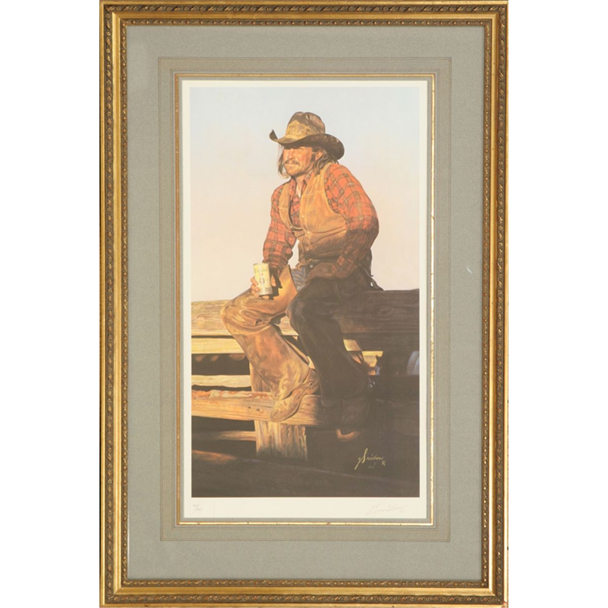 Gordon Snidow, Framed Coors Print