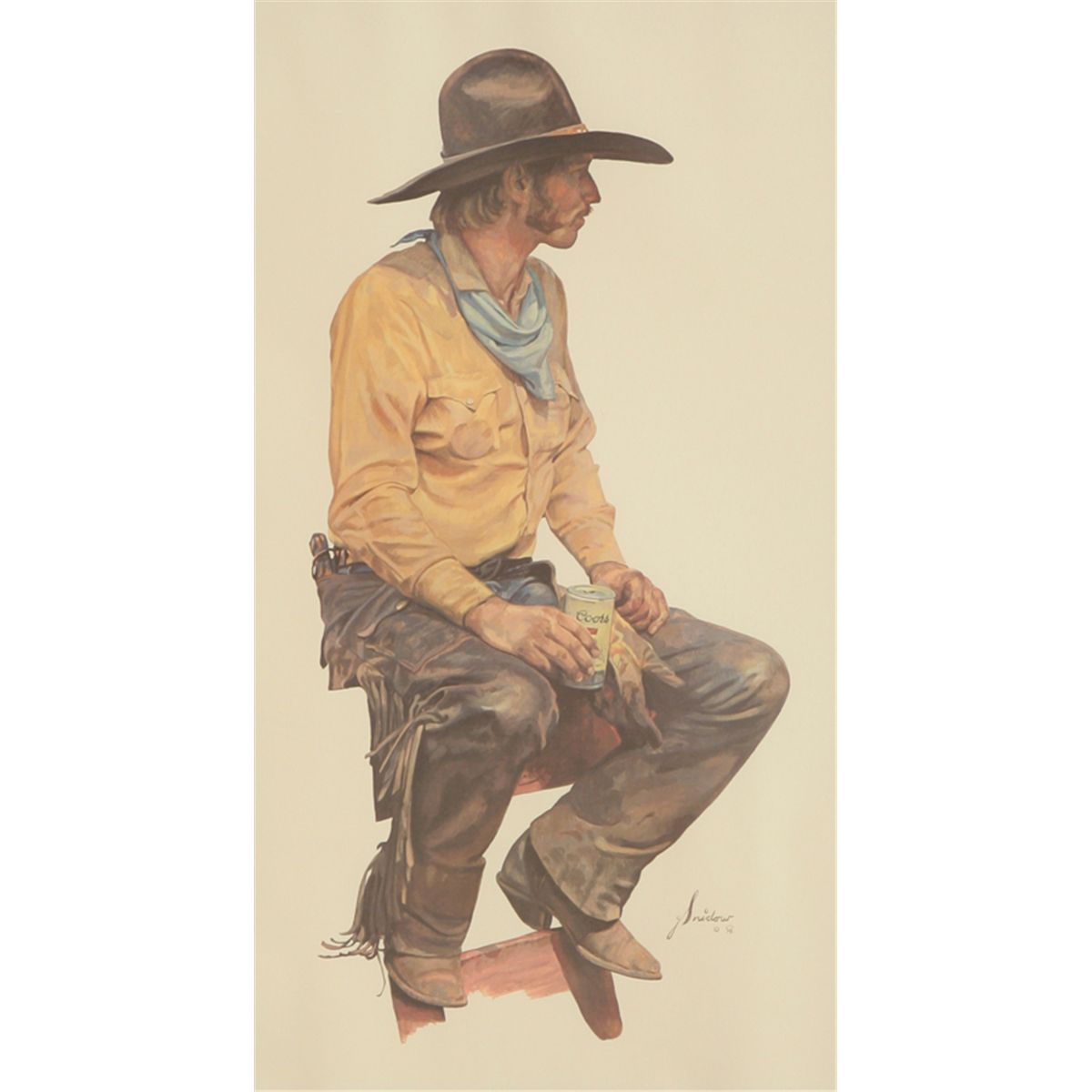 Gordon Snidow, Framed Coors Print