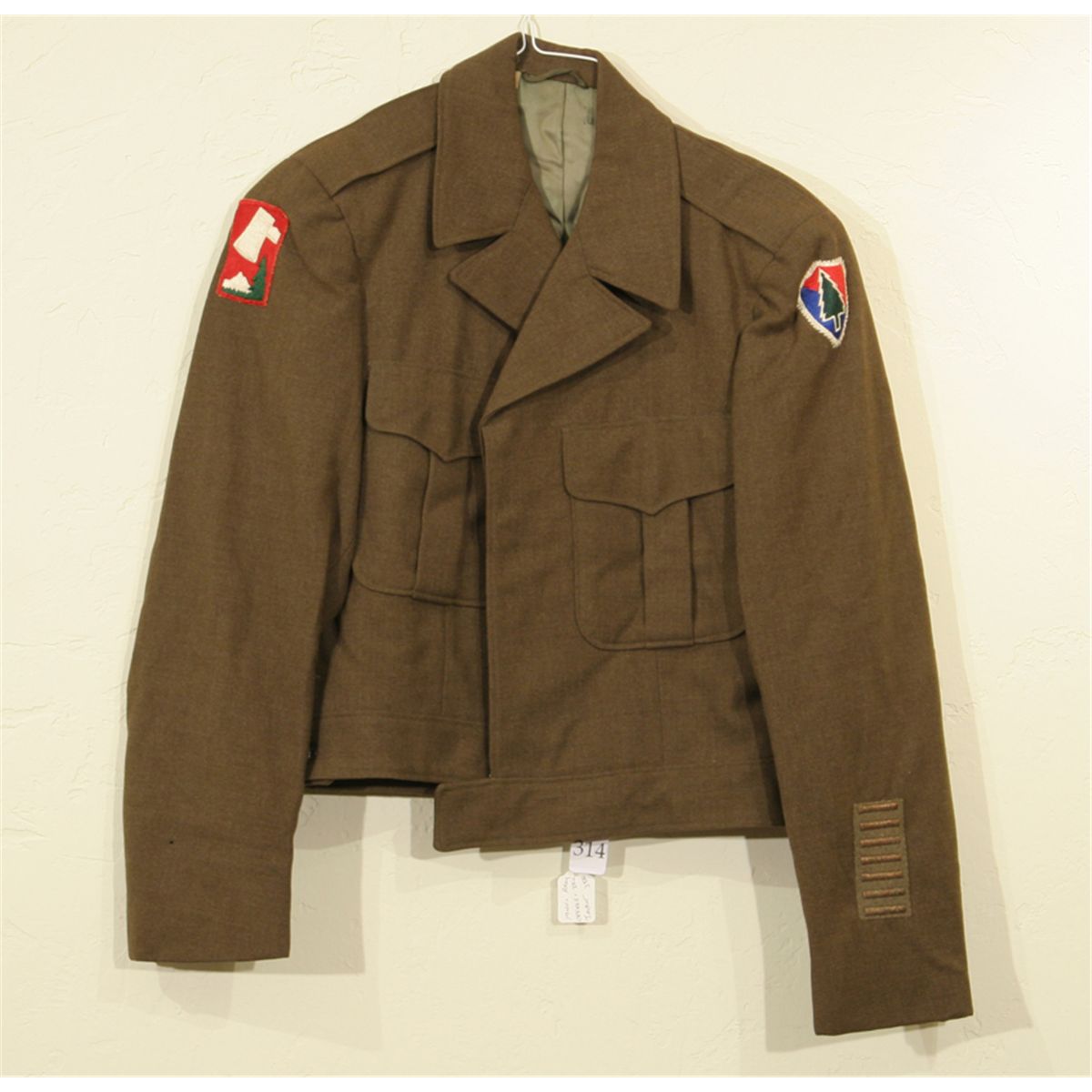 WWII Army officer's Ike jacket