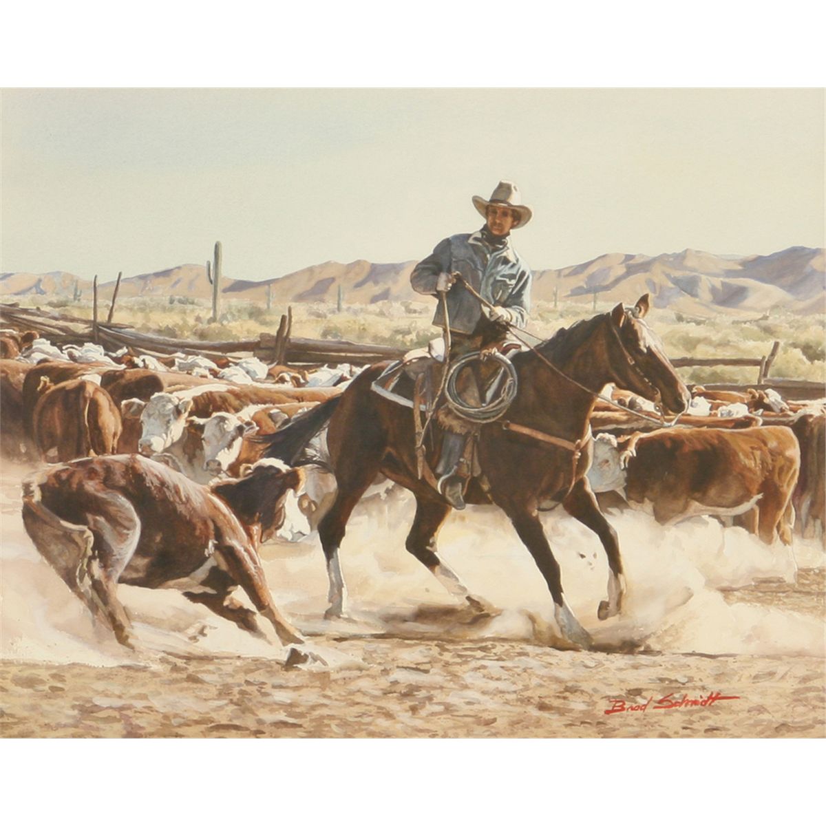 Brad Schmidt, watercolor