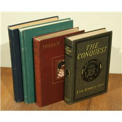 Four Early Western Hardcover Books