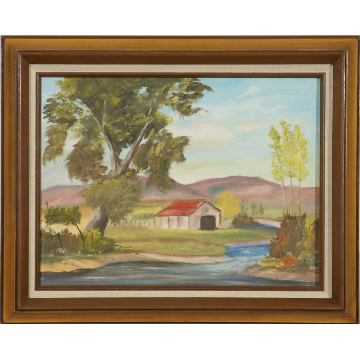 Bonnie Nelson, oil on board